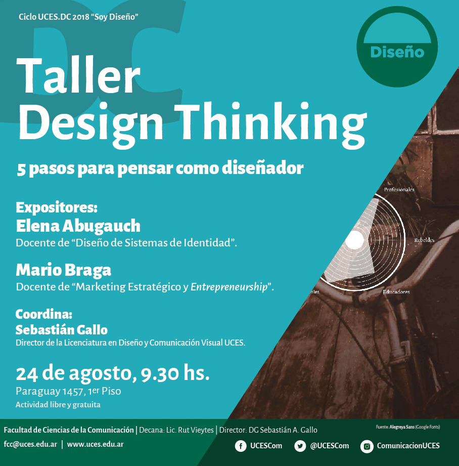 Taller Design Thinking. 5 pasos para pensar como diseñador